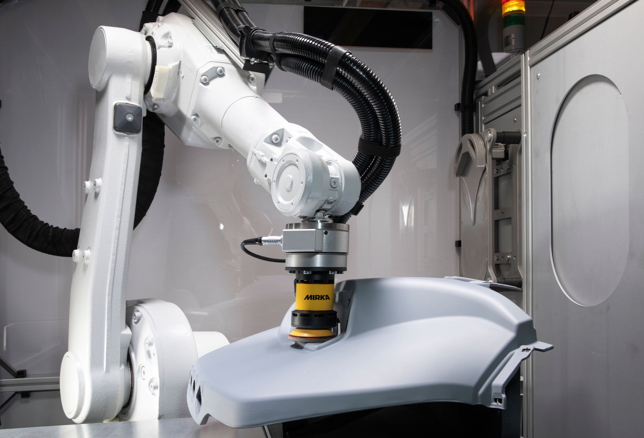 Robotic polishing and sanding with Mirka® Industrial Automation - Mirka