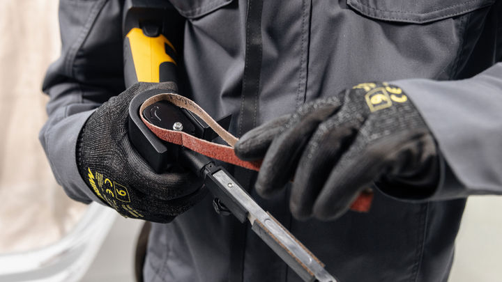 Battery File Belt Sander - Perfect for Grinding Welding Spots - Mirka