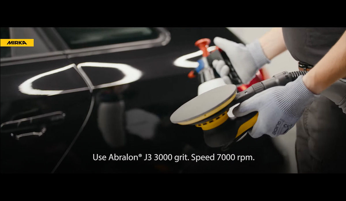 Automotive Post Paint Polishing - Mirka