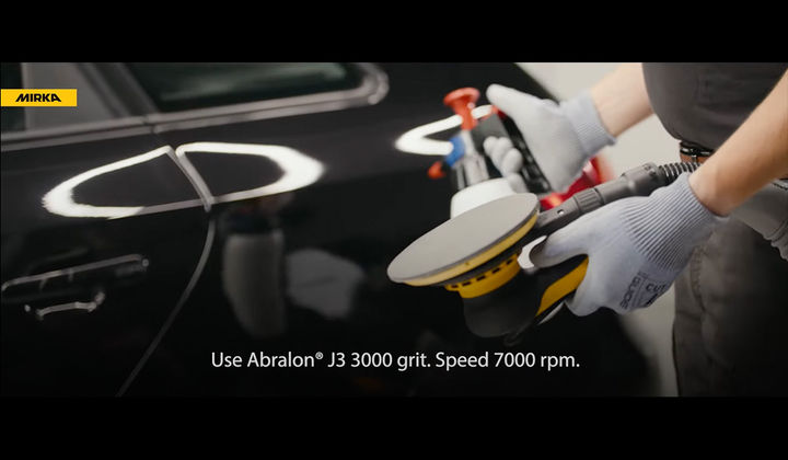 Automotive Post Paint Polishing - Mirka