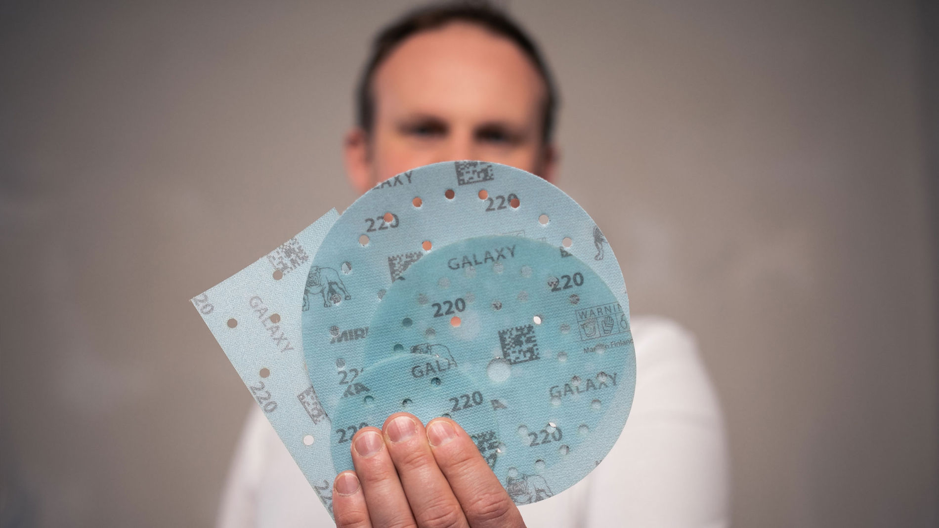 Abrasive for dustless sanding and surface preparation – Galaxy from ...