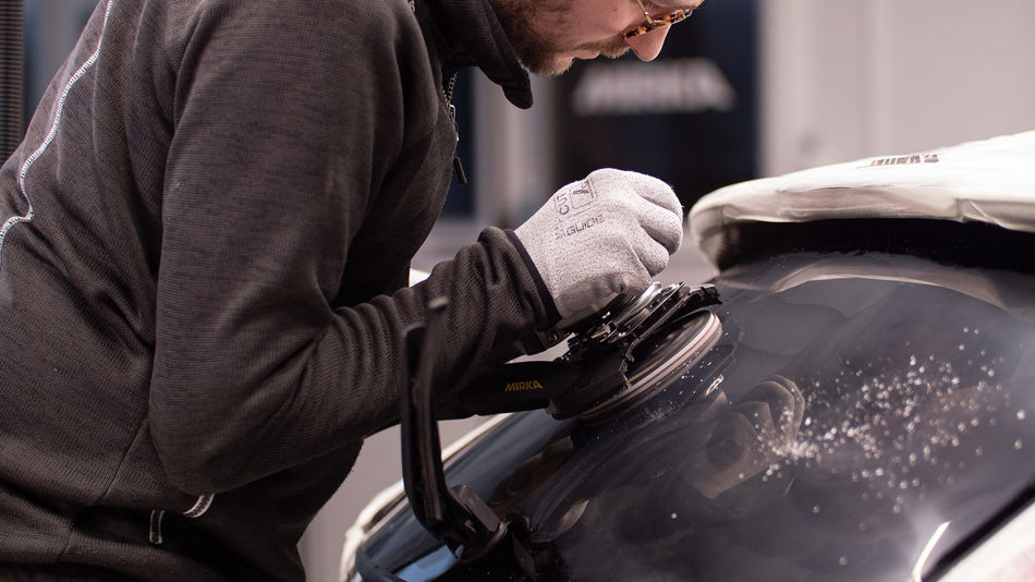 Glass Sanding and Glass Polishing for Car Windows - Mirka