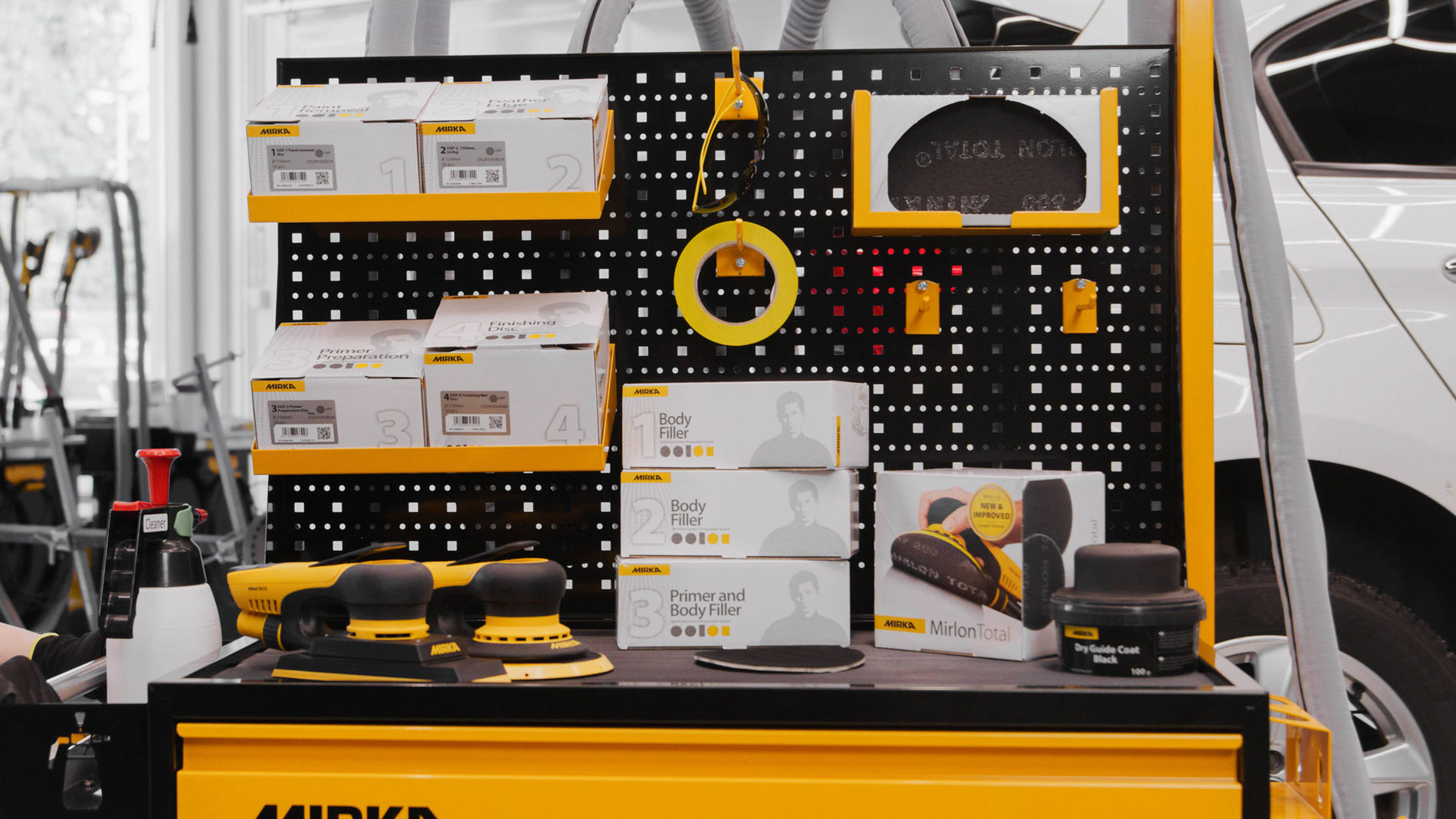 Surface preparation for cars with Mirka OSP and collision repairs - Mirka