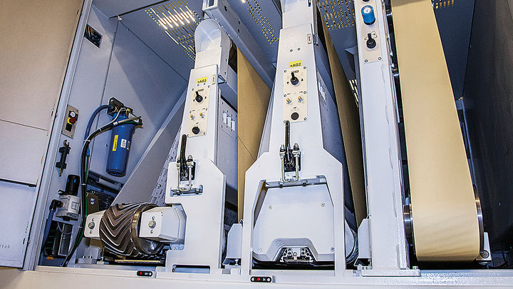 Belt sanding range for industrial sanding - Mirka