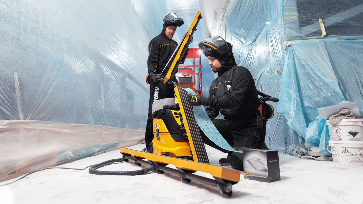 Mirka Long File Boards for effective sanding of hulls - Mirka