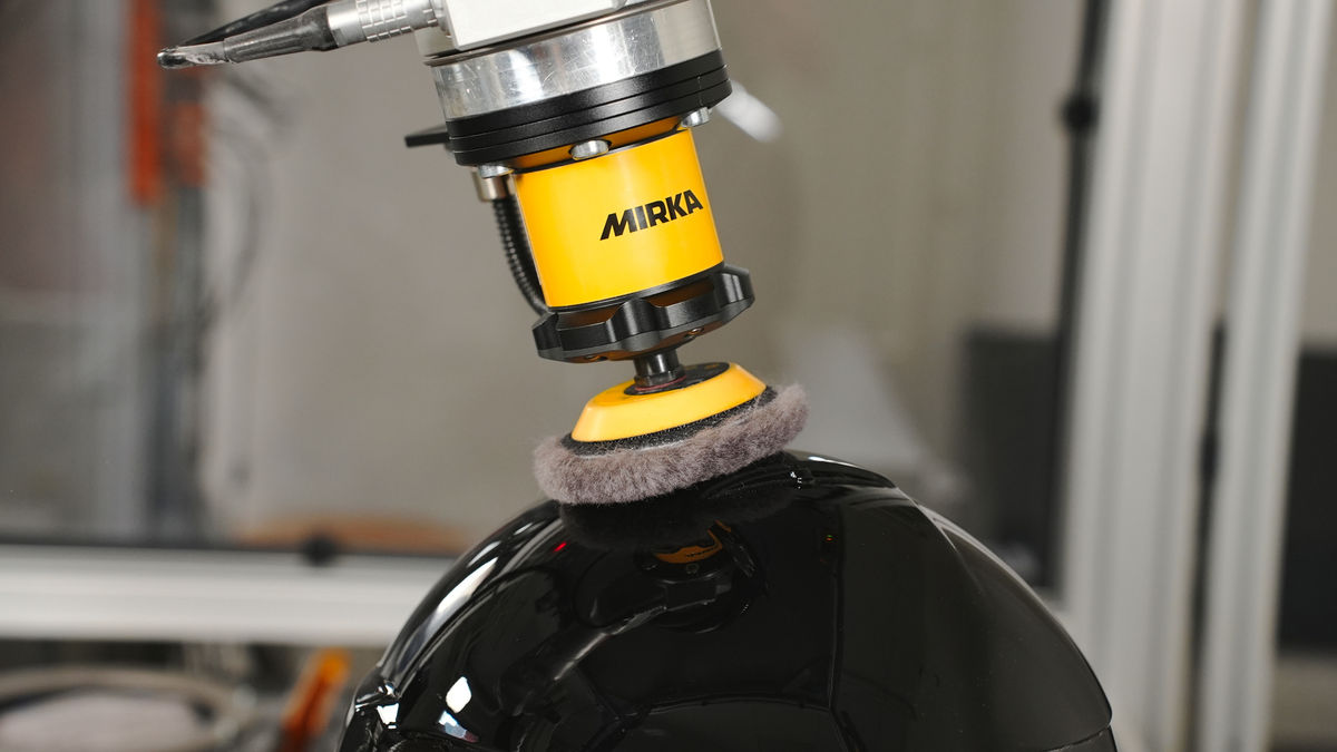 Mirka® AIRP 300 – New Rotary Polishing Tool for Robotic Use - Mirka