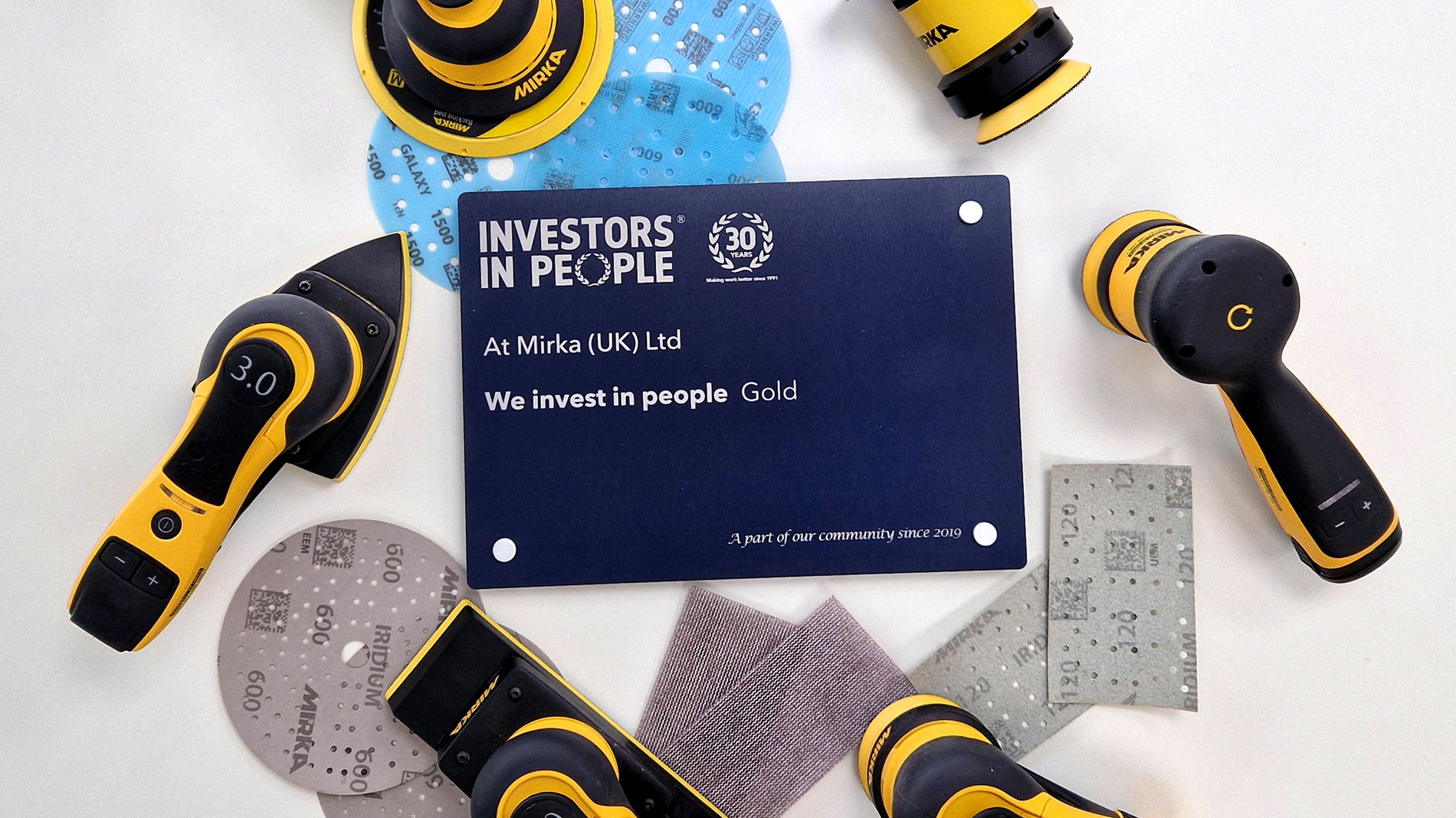 Mirka achieves Gold standard with Investors in People - Mirka
