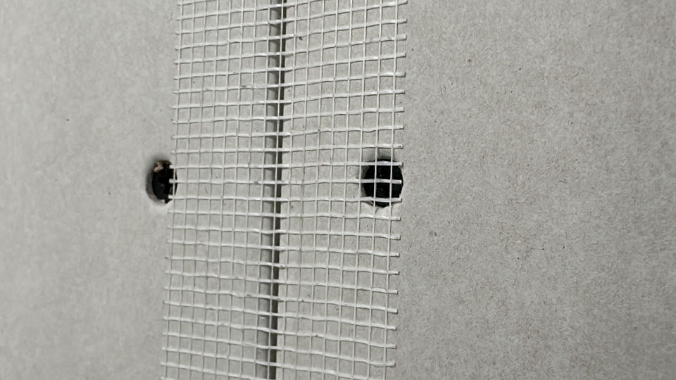 Roller Plaster on Tape Joints - Mirka
